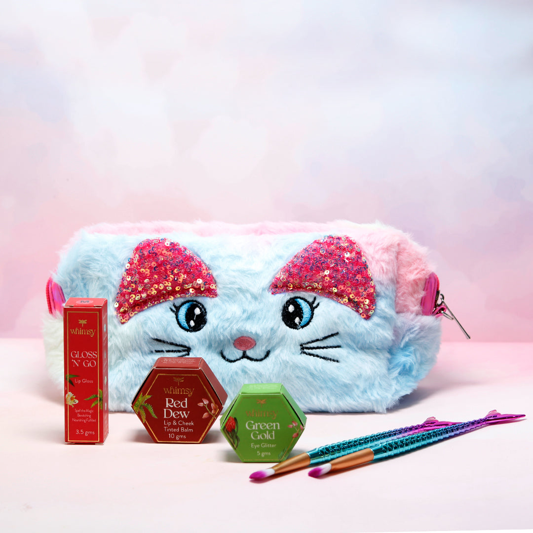 Glitters Pouch Beauty Kit - For Girls (pack of 4)